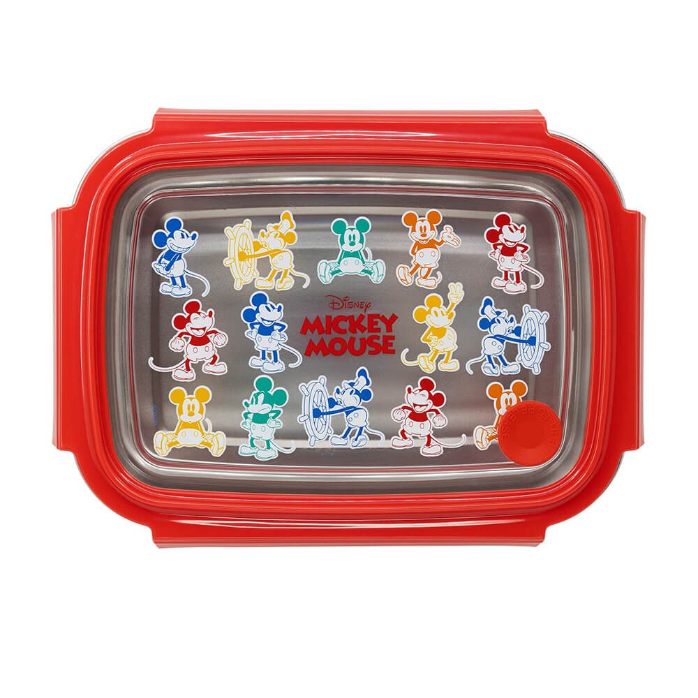 Mickey Mouse Stainless Steel Large Rectangular Sandwich Box 1020 ml ...